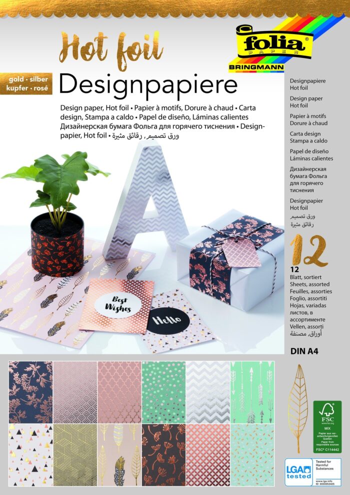 Käsitööpaberid foolium 12 lk