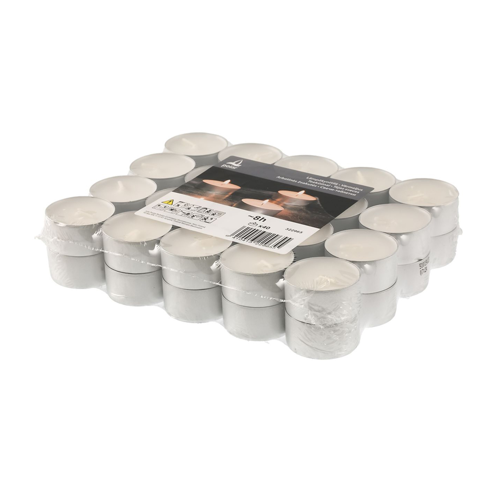 Teeküünlad 40tk 8h