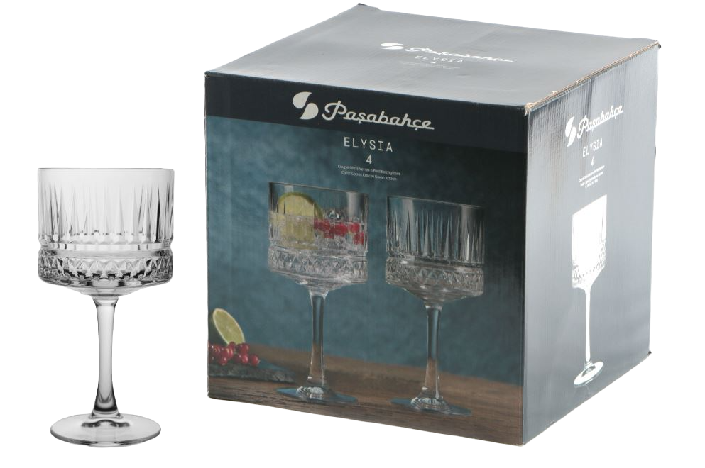 Pokaalid 500 ml, 4 tk Elysia