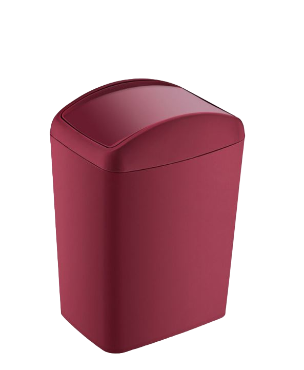 Prügikast plast 5 L punane