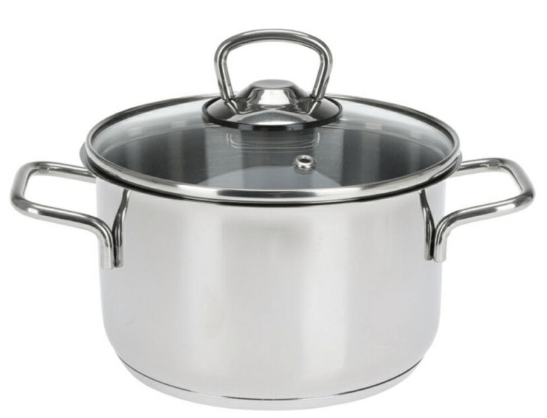 Pott roostevaba klaaskaanega 2 L